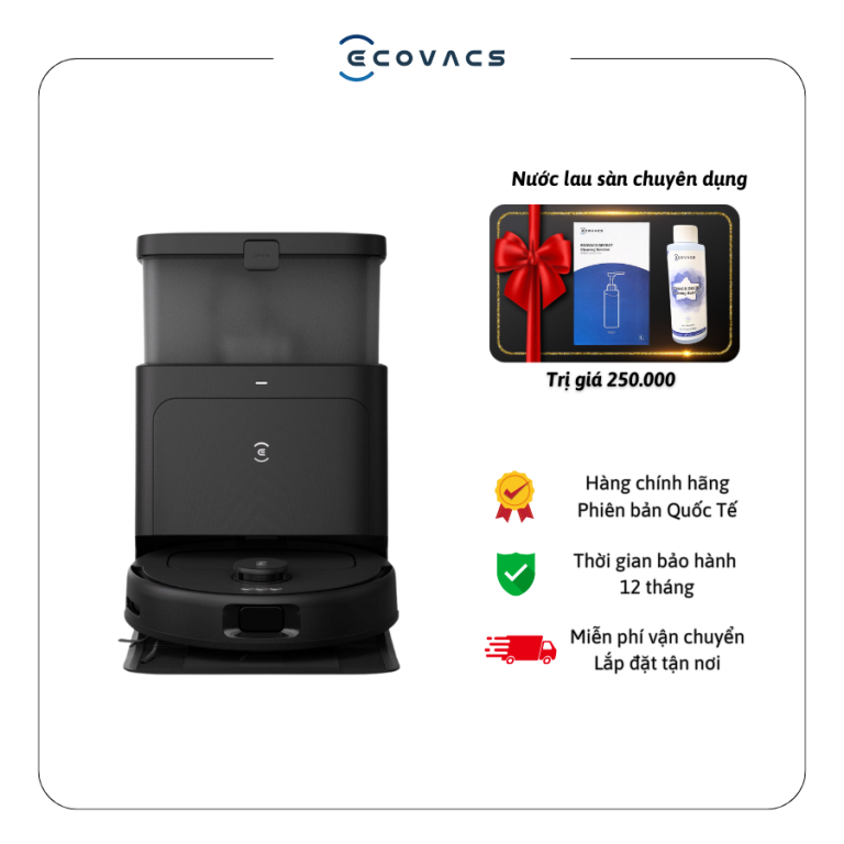 Robot hút bụi Ecovacs Chính Hãng Quốc Tế - Robot Lau Nhà