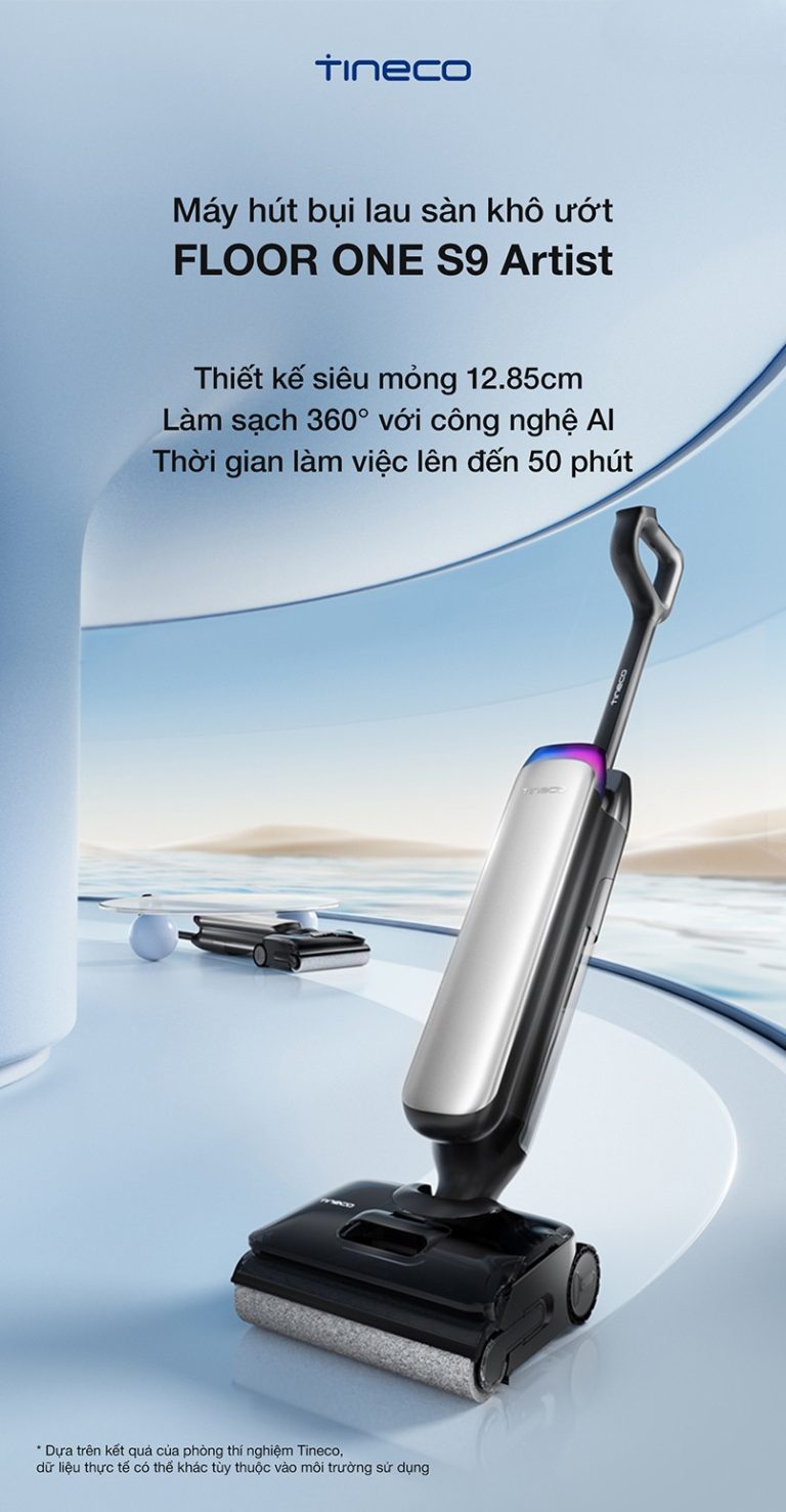 Máy hút bụi lau sàn Tineco Floor One S9 Artist - Bản Quốc Tế
