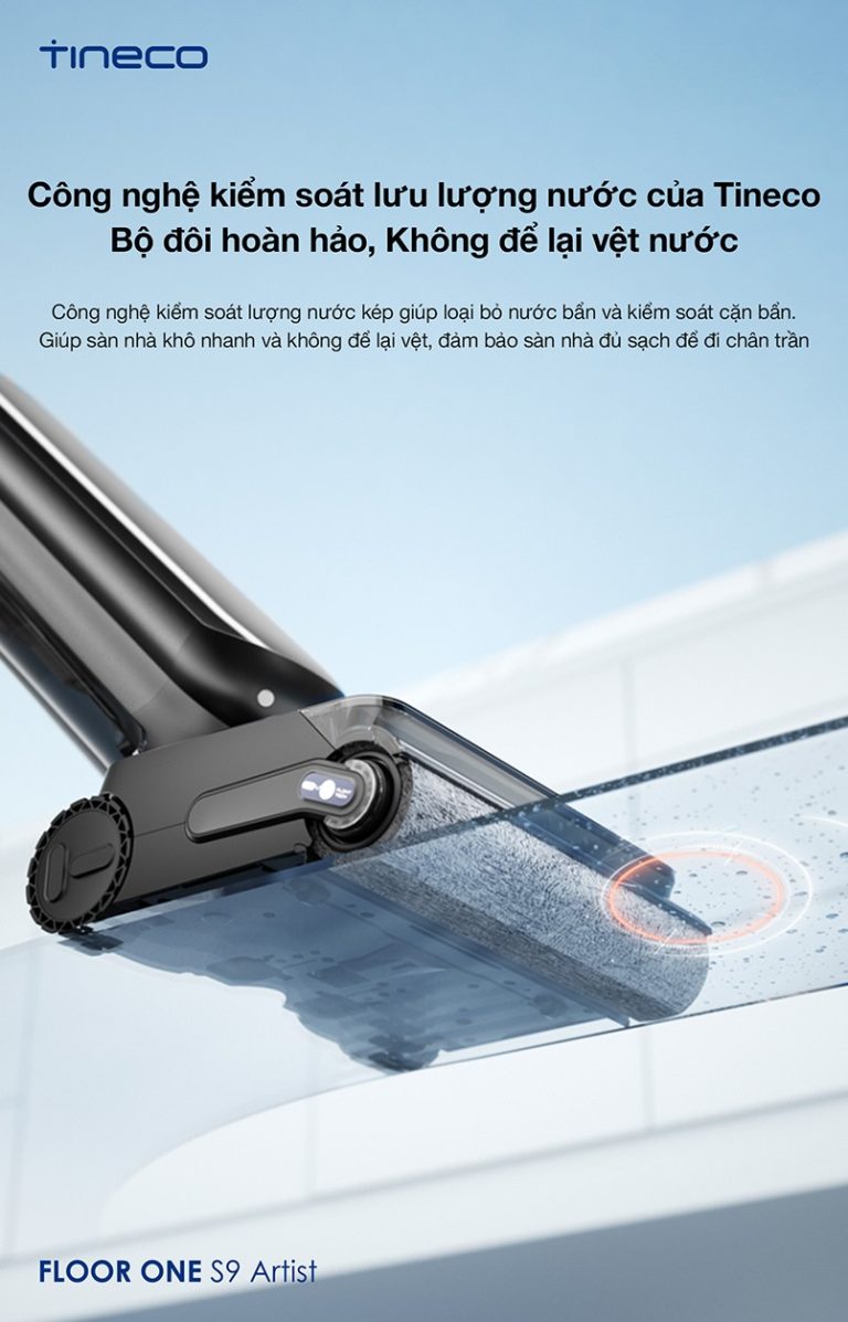 Máy hút bụi lau sàn Tineco Floor One S9 Artist - Bản Quốc Tế